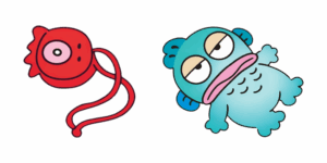 Sanrio Hangyodon & Sayuri Bag Cursor - Sweezy Cursors