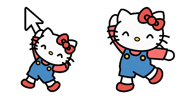 Hello Kitty & Hot Cocoa Winter Cursor - Sweezy Custom Cursors