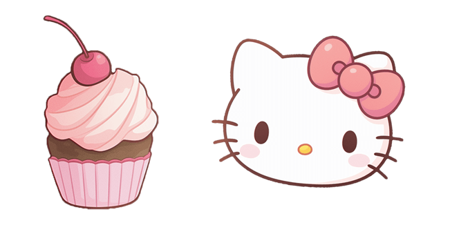 Sanrio Hello Kitty & Cupcake Cursor - Windows Cursors - Sweezy