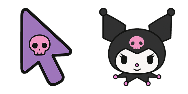 Sanrio Kuromi & Skull Arrow Cursor - Sweezy Custom Cursors