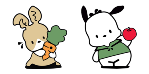 Sanrio Pochacco & Bunny Cursor - Sanrio Cursors - Sweezy Cursors