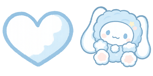 Sanrio Puffy Cinnamoroll Cursor - Sweezy Custom Cursors