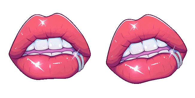 Shiny Lips Animated Cursor - Windows Cursors - Sweezy Cursors