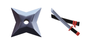 Shuriken & Katana 3D Cursor - Sweezy Custom Cursors