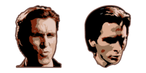 Patrick Bateman's Ooh Face Meme Cursor - Meme Cursors - Sweezy