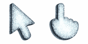 Silver Glitter Cursor - Windows Cursors - Sweezy Cursors