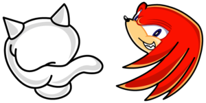 Sonic Knuckles the Echidna Cursor - Sonic Mouse Cursor - Sweezy
