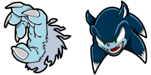 Sonic.exe Cursor - Evil Sonic Mouse Cursor - Sweezy Custom Cursors