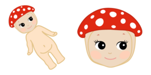 Sonny Angel Mushroom Child Cursor - Sweezy Custom Cursors
