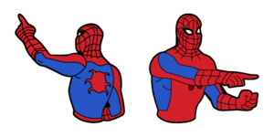 Spider-Man Pointing at Spider-Man Meme Cursor - Sweezy Custom Cursors