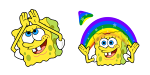 Sponge Bob Imagination Meme Cursor - Sweezy Custom Cursors