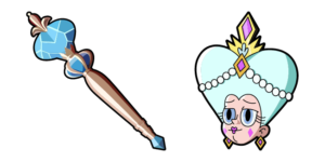 Star vs. the Forces of Evil Moon Butterfly & Royal Magic Wand Cursor - Sweezy Custom Cursors