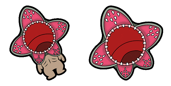 Stranger Things Demogorgon Kawaii Animated Cursor - Sweezy