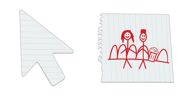 Stranger Things Max & Lucas Drawing Cursor - Sweezy Cursors