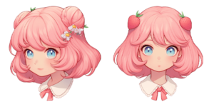 Strawberry Shortcake Girl Cursor - Sweezy Custom Cursors