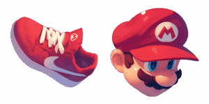 Angry Super Mario Cursor - Super Mario Cursors - Sweezy Cursors