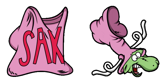 The Angry Beavers Yak in the Sack Animated Cursor - Sweezy