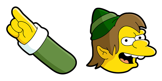 The Simpson Elf Nelson Cursor - The Simpson Cursors - Sweezy