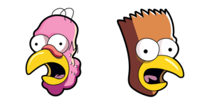 The Simpsons Homer & Beer Cursor - Windows Cursors - Sweezy