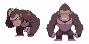 Thoughtful King Kong Cursor - Windows Cursors - Sweezy Cursors