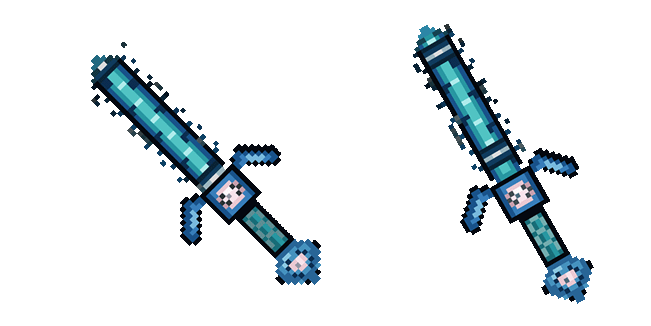 Tidalfang Sword Pixel Animated Cursor - Sweezy Cursors