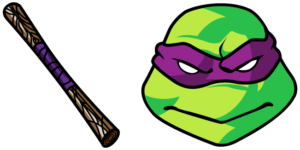 TMNT Donatello & Stick Cursor - Sweezy Custom Cursors
