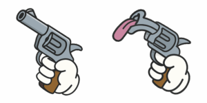 Toon Revolver Cursor - Windows Cursors - Sweezy Cursors