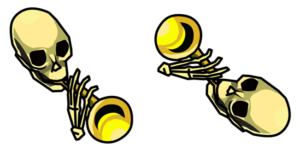 Trumpet Skeleton Meme Cursor - Sweezy Custom Cursors