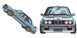 Vintage Light Grey BMW Cursor - Sweezy Custom Cursors