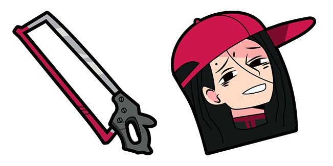 Funny Kasane Teto Vocaloid Cursor - Sweezy Custom Cursors