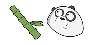 We Bare Bears Panda Bear & Phone Cursor - Sweezy Cursors