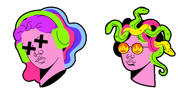 Weirdcore Aesthetic TV & Eye Cursor - Aesthetic Cursors - Sweezy