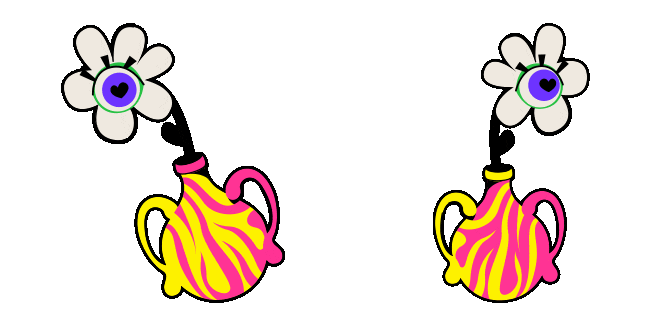 Weirdcore Flower Eye Animated Cursor - Windows Cursors - Sweezy