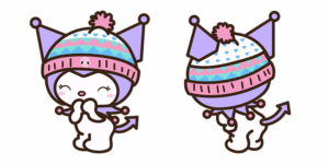 Winter Aesthetic Kuromi Cursor - Windows Cursors - Sweezy Curosrs