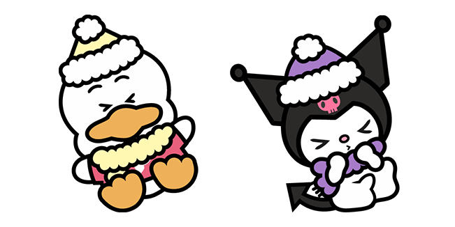 Winter Kuromi & Pekkle Cursor - Windows Cursors - Sweezy Cursors