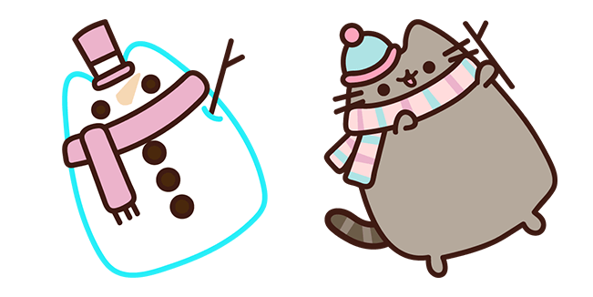 Pusheen the Cat & Arrow Cursor - Sweezy Custom Cursors