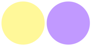 Yellow & Purple Circle Cursor - Sweezy Custom Cursors