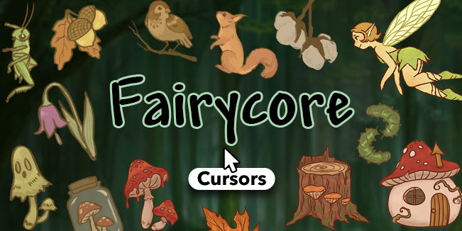Fairycore Cursors Collection - Sweezy Custom Cursors