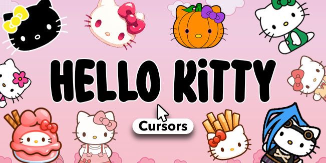 Hello Kitty Cursors Collection - Sweezy Custom Cursors