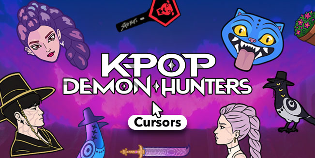 Kpop Demon Hunters Cursors Collection - Sweezy Custom Cursors