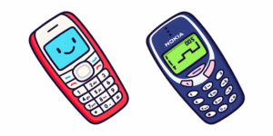 Retro Nokia Cellphone Cursor - Sweezy Custom Cursors