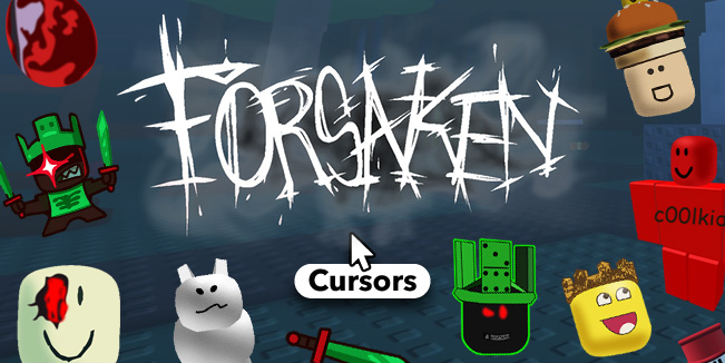 Roblox FORSAKEN Cursors Collection - Sweezy Custom Cursors