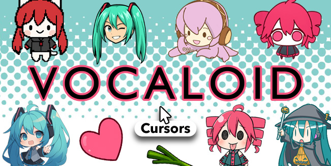 Vocaloid Cursors Collection - Sweezy Custom Cursors